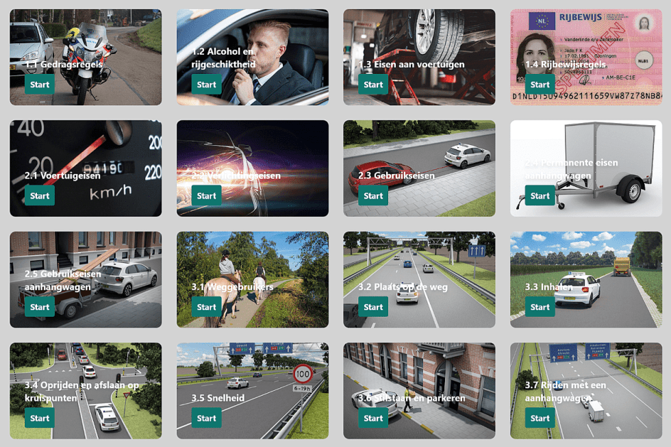 Auto Theorie Examen Oefenen voor het Auto theorie-examen 2025